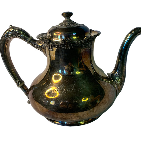 Reed And Barton | Other | Antique Reed And Barton Silverplate Teacoffee ...
